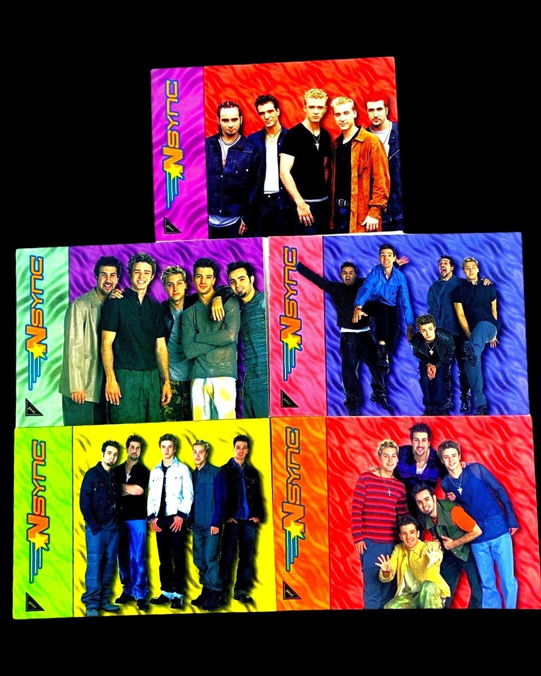 NSYNC 5 Trading Sticker Card Set (year 2000) - Etsy