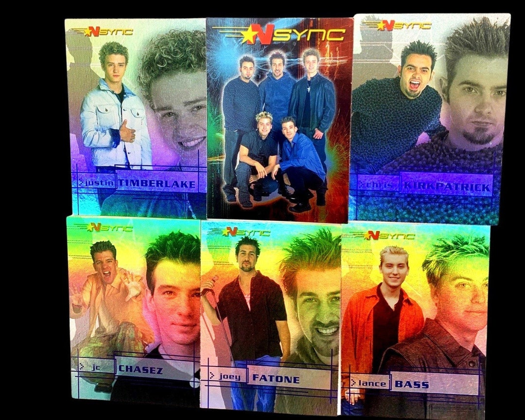 NSYNC 6 Trading Card Set, Stocking Stuffers, NSYNC, Justin Timberlake ...