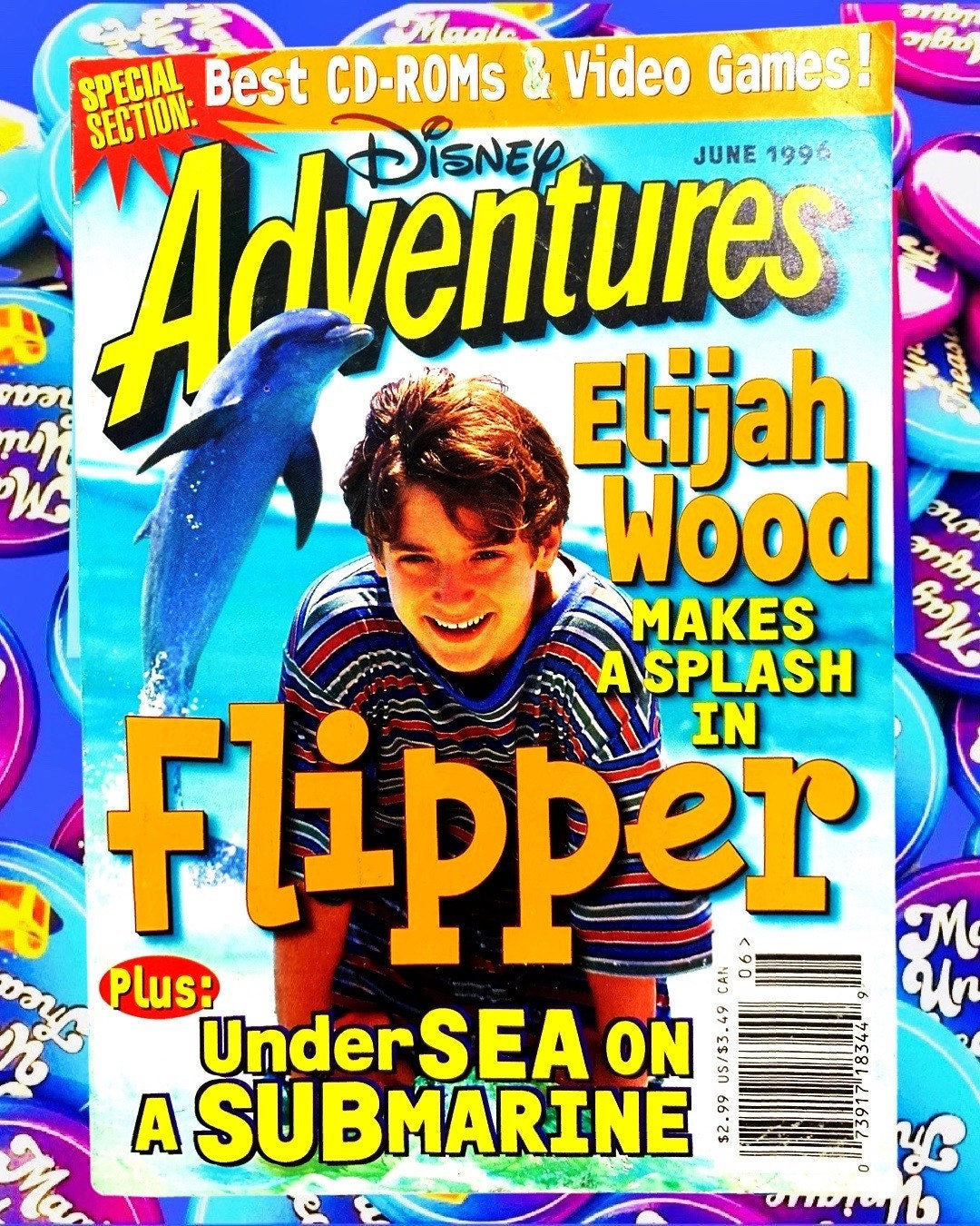 Flipper 1996 Disney Adventures Magazine - Etsy
