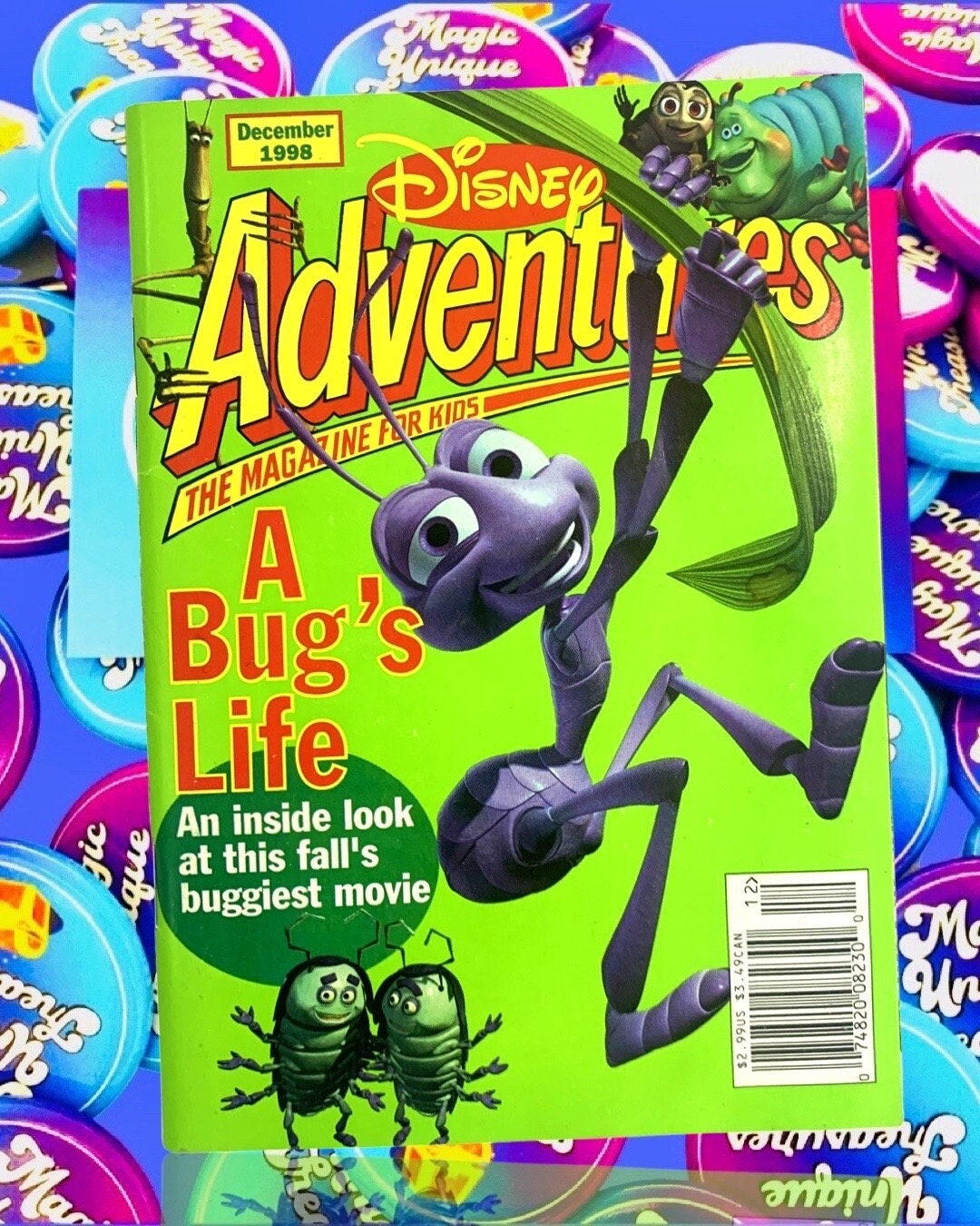 A Bug's Life 1998 Disney Adventures Magazine - Etsy
