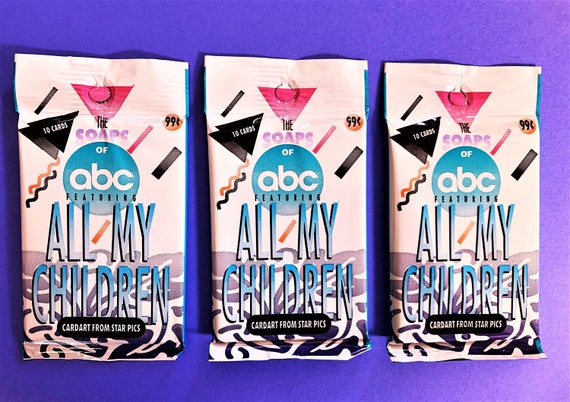 All My Children Trading Card Pack 1 Pack of 10 Cards | Etsy