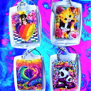 Lisa Frank Keychains 90's Inspired Choose One Party - Etsy