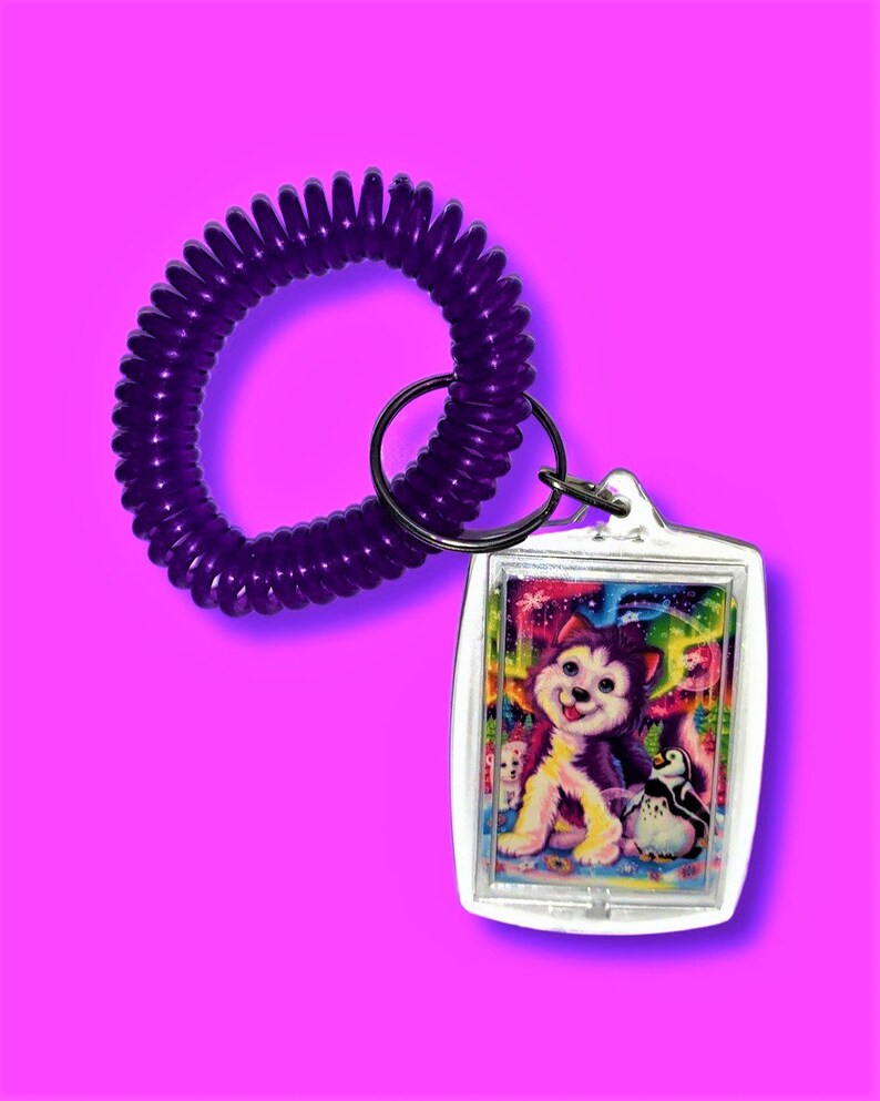 Lisa Frank Wristlet Keychains 90's Inspired Choose One - Etsy