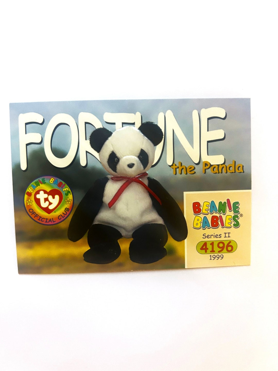 Fortune the Panda 1999 Trading Card, Series II, Birthdate 12-6-97 - Etsy