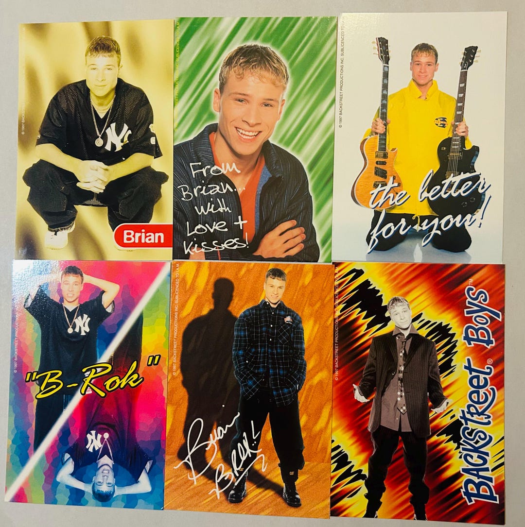 Brian Littrell Backstreet Boys Six 4x6 BSB Photos 1998 Lot of 6 - Etsy