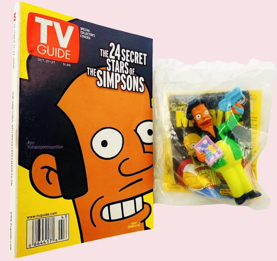 Simpsons Show (apu) Collector Gift Set Magazine/toy - Etsy