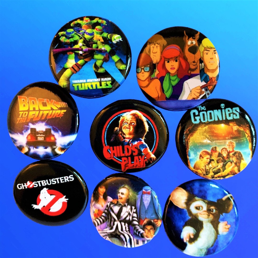 80s Style Buttons, 80s Party Favors, Choose One Pinback Button, 80s ...