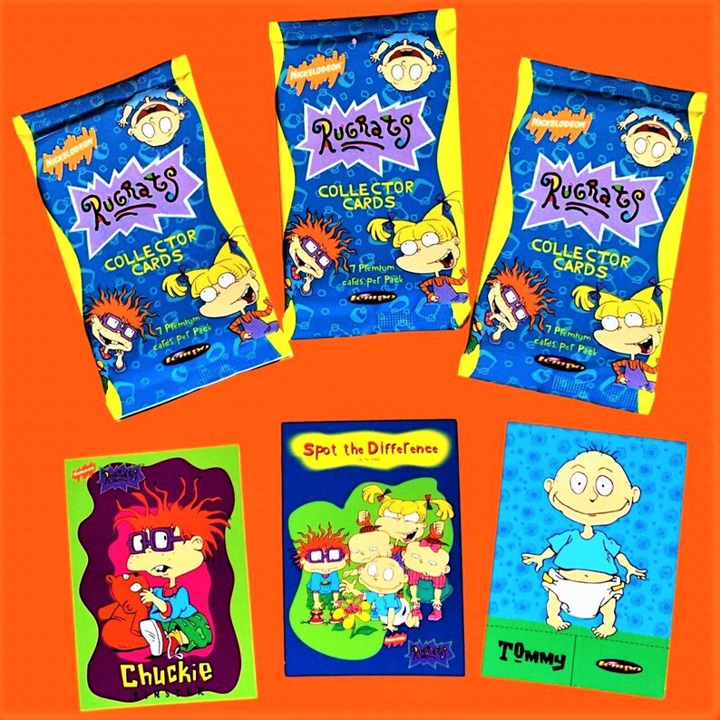 Rugrats Trading Cards 1997 One Sealed Pack Nickelodeon - Etsy