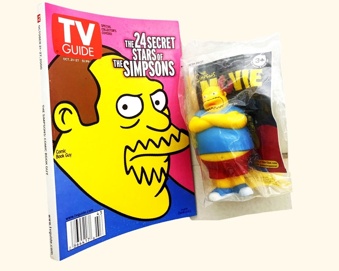 Simpsons Show (comic Book Guy) Collector Gift Set Magazine/toy - Etsy