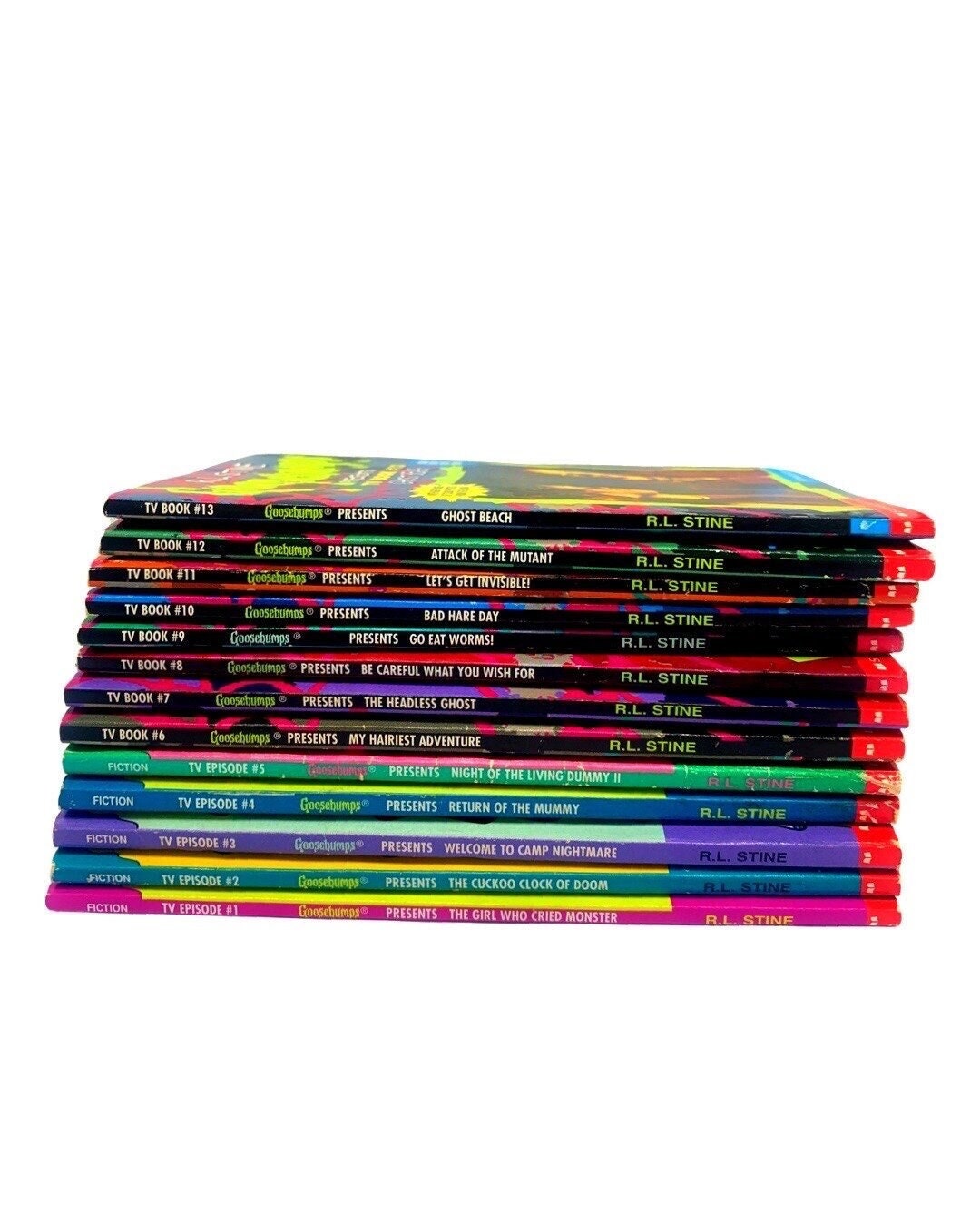 GOOSEBUMPS TV EDITION Paperbacks, You Choose the Scare! R.L Stine's ...