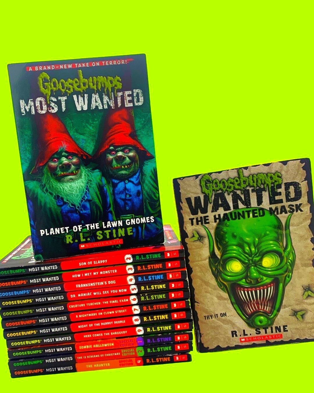 GOOSEBUMPS MOST WANTED - R L Stine Kids Horror Paperbacks, Throwback ...