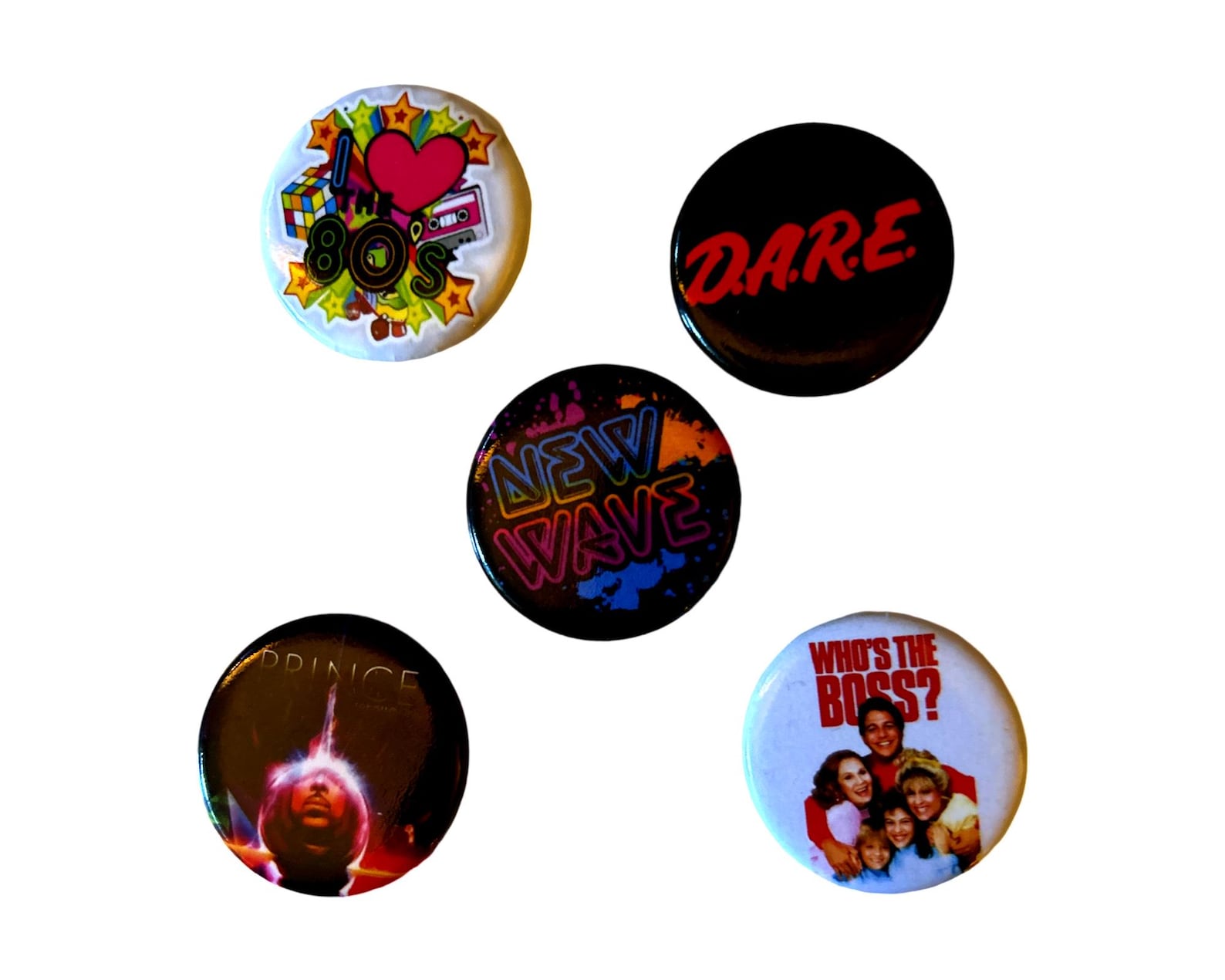 80's Buttons - Pick Your Favorites (1.25 Inch) Party Favors - Etsy