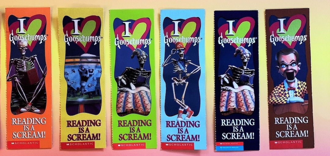 Goosebumps Bookmarks Choose One Authentic 90's Original - Etsy