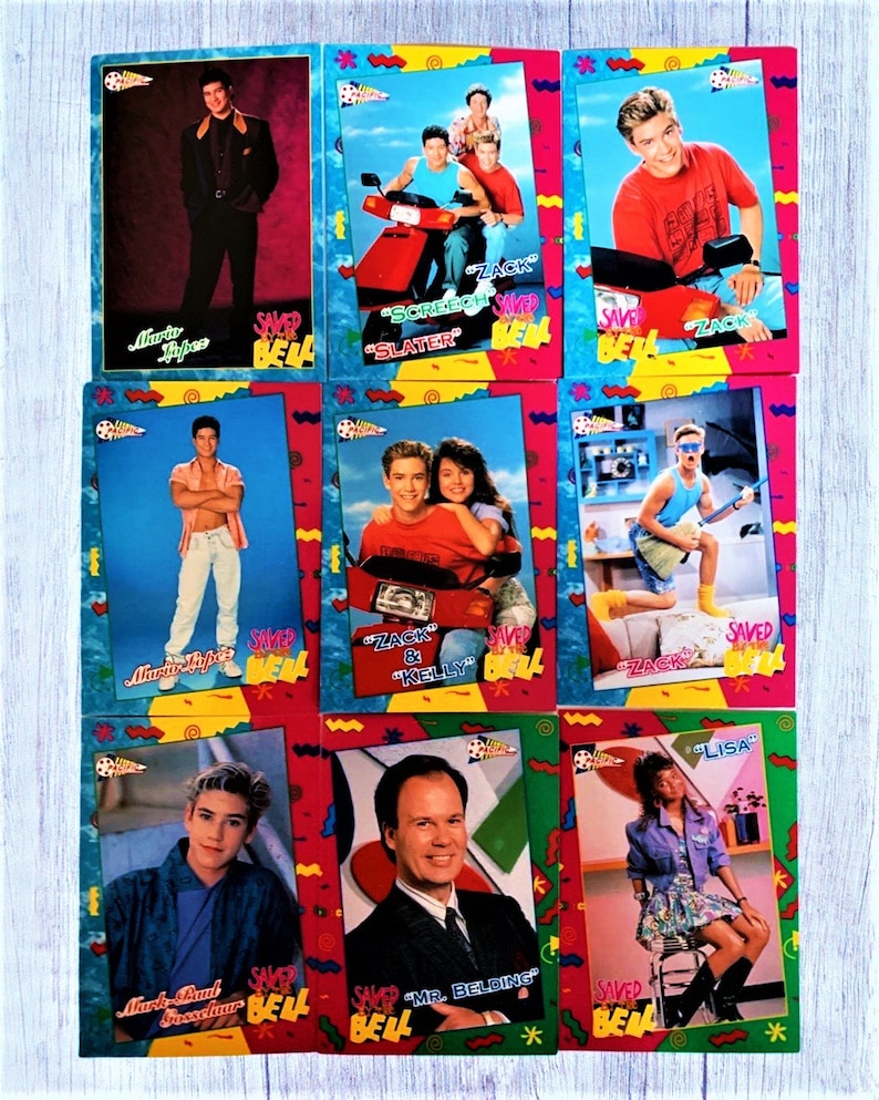 Saved by the Bell 1992 Single Cards - Choose Your Card (#1-70) - Etsy