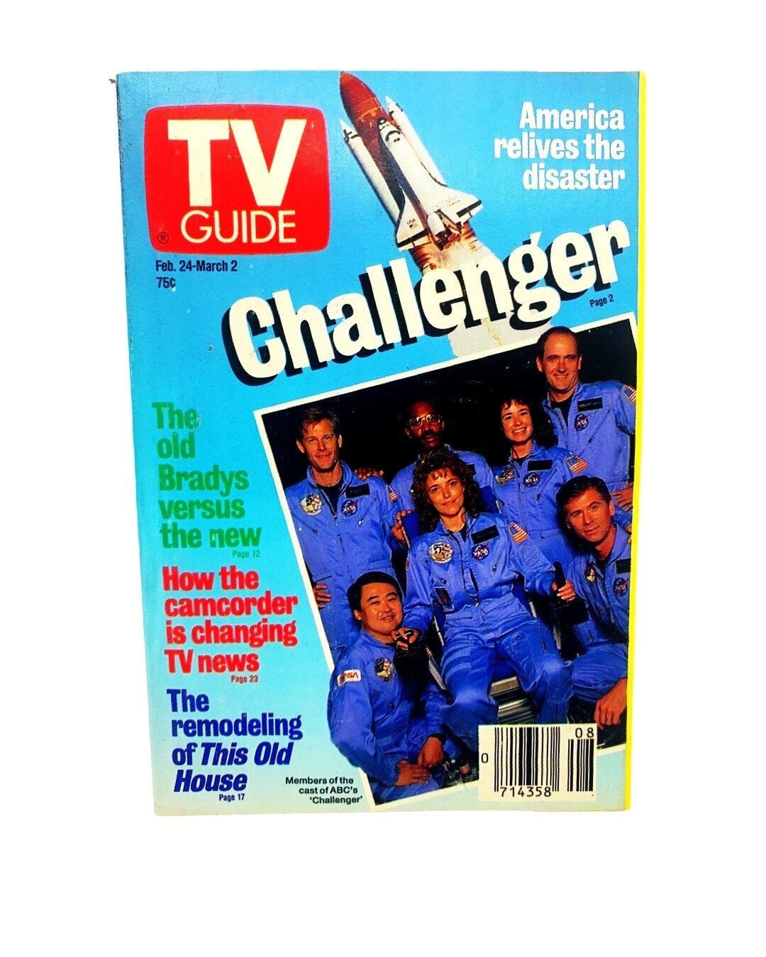 TV Guide 1990 Preowned, Challenger, Brady Bunch, Perfect Strangers ...