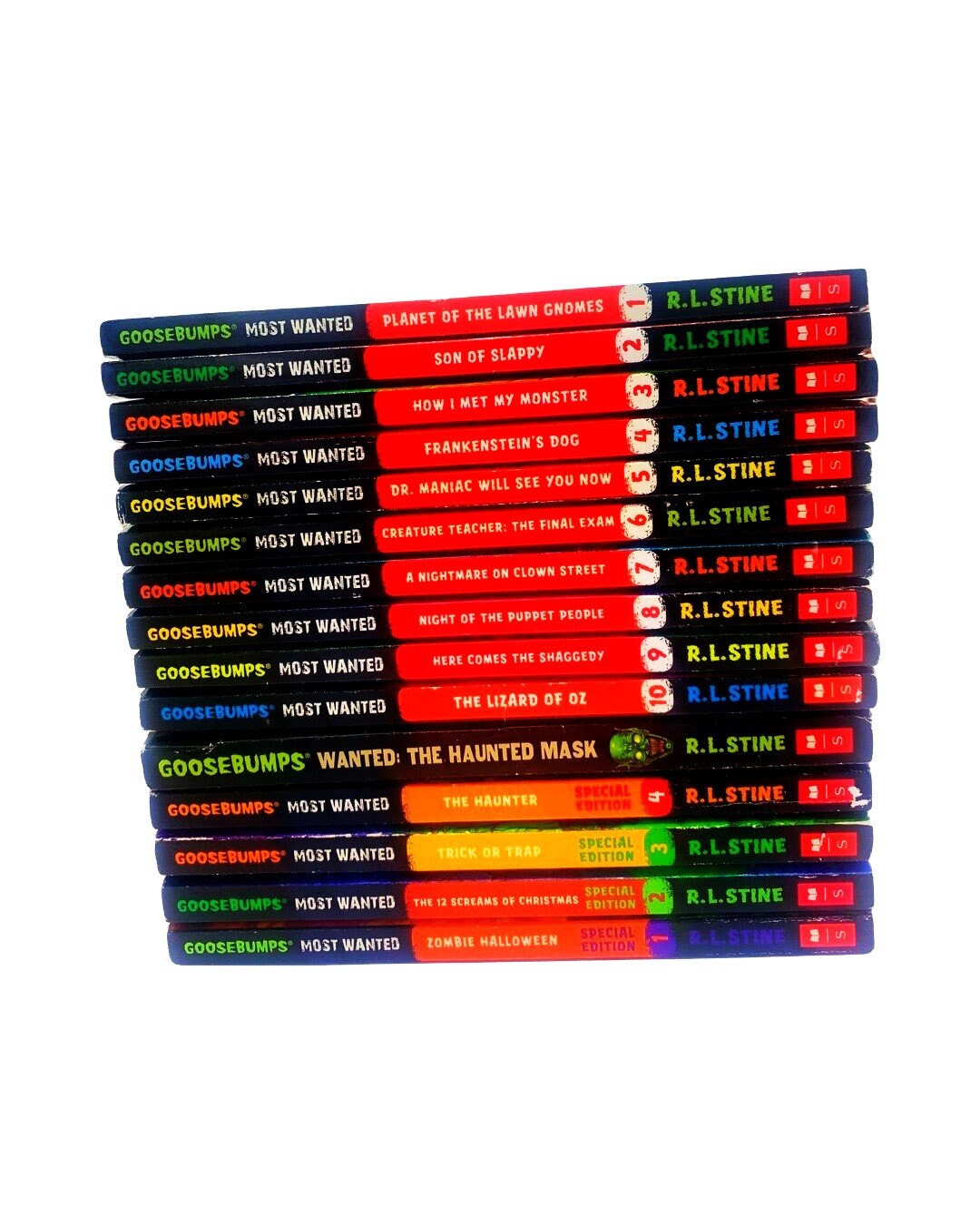 GOOSEBUMPS MOST WANTED R L Stine Kids Horror Paperbacks, Throwback ...
