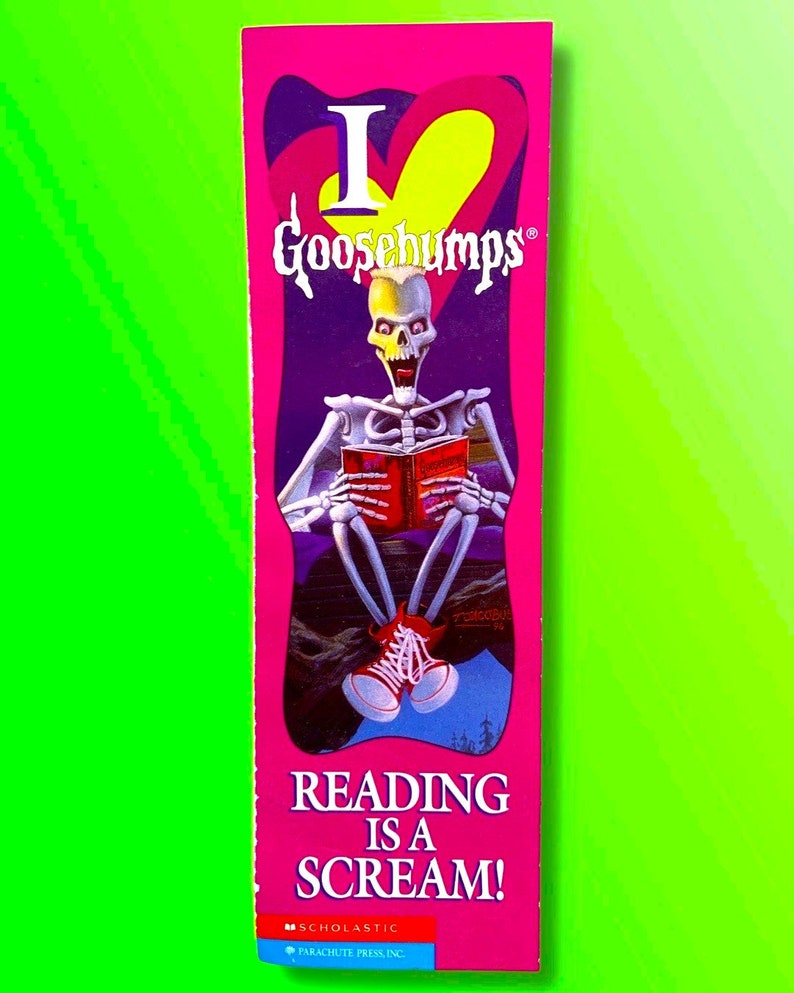 Goosebumps Bookmarks 90s- Choose a Color - Etsy
