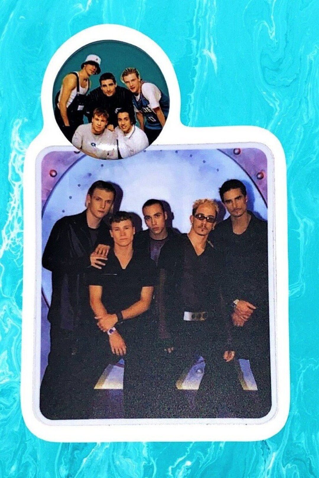 90s Style BSB Sticker & Button, Party Favors, 90s Pins, 90s Party ...