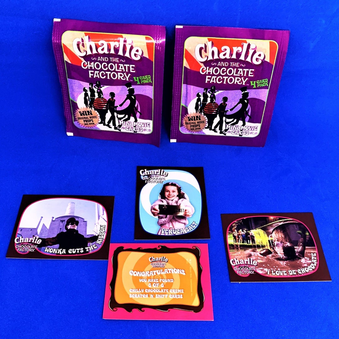 Charlie & the Chocolate Factory Mini Movie Card Pack - Etsy