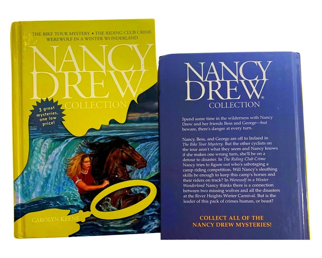 Three Books in One Nancy Drew Hardcover Book - Etsy