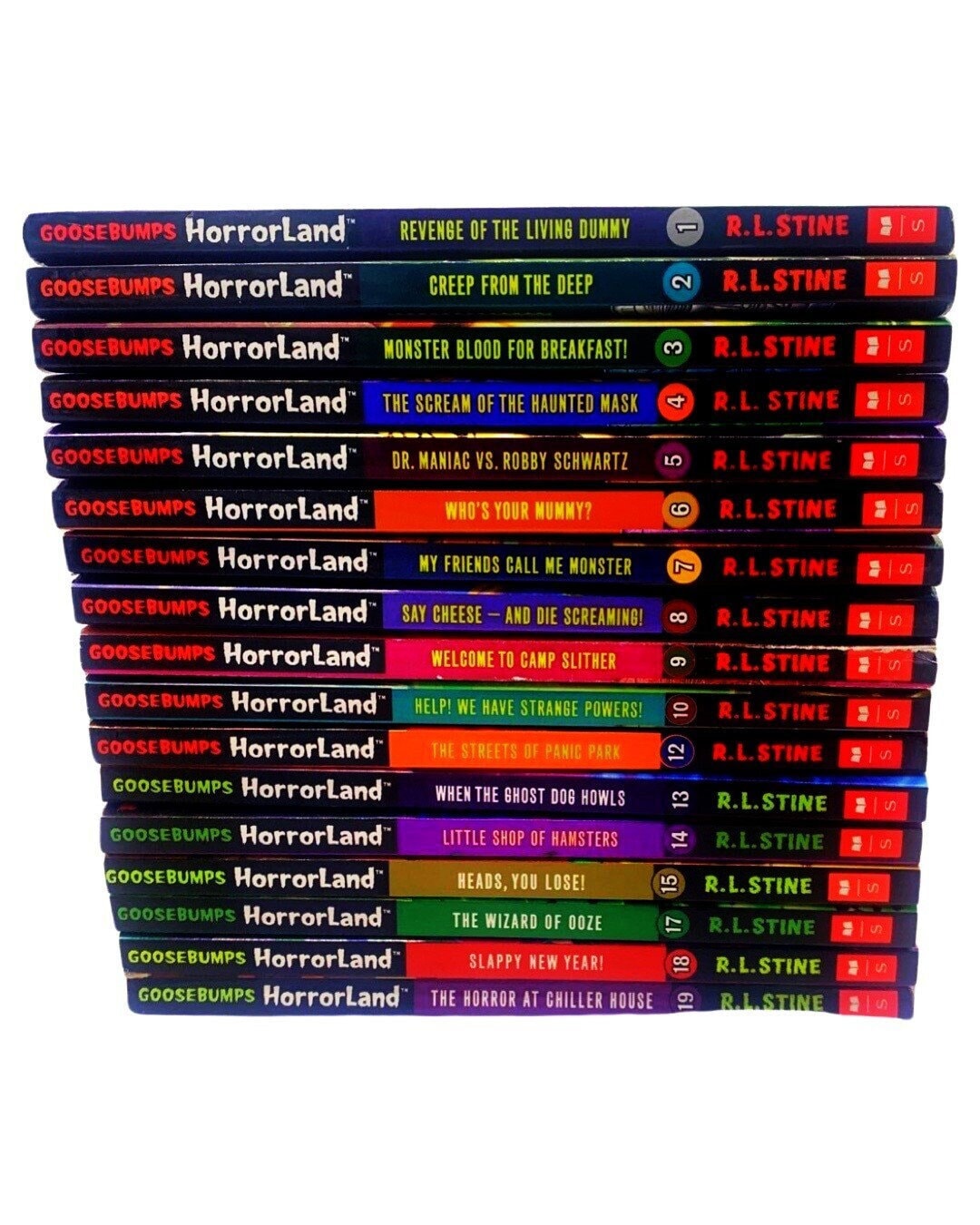 GOOSEBUMPS Horrorland - R L Stine Kids Horror Paperbacks, Throwback ...
