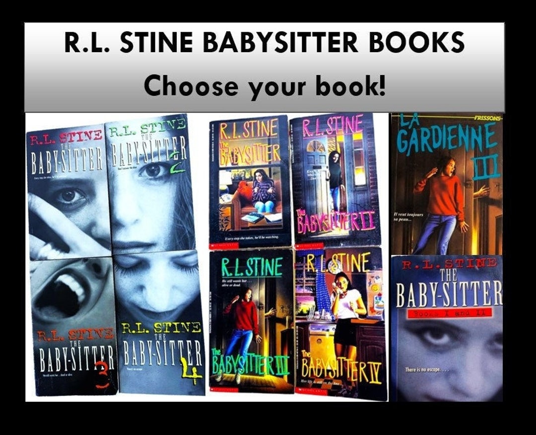 Babysitter Collection - Choose a Book by R.L. Stine - Etsy