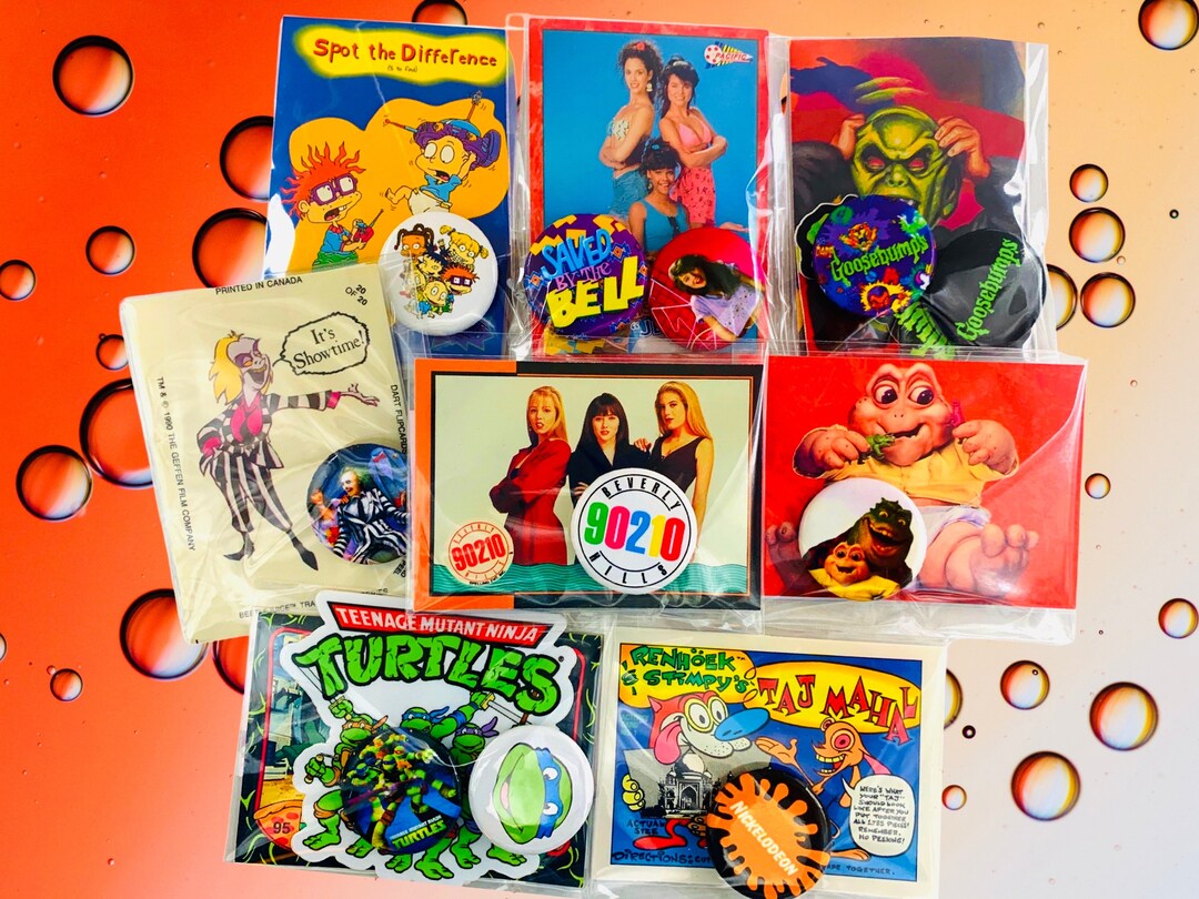 90s Themes Pinback Buttons (choose Your Faves) 90s Pins, 90s Party ...