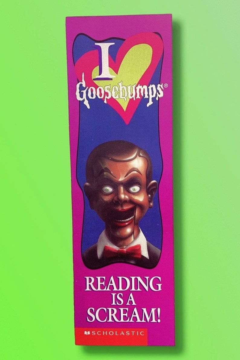 Goosebumps Bookmarks 90s- Choose a Color - Etsy