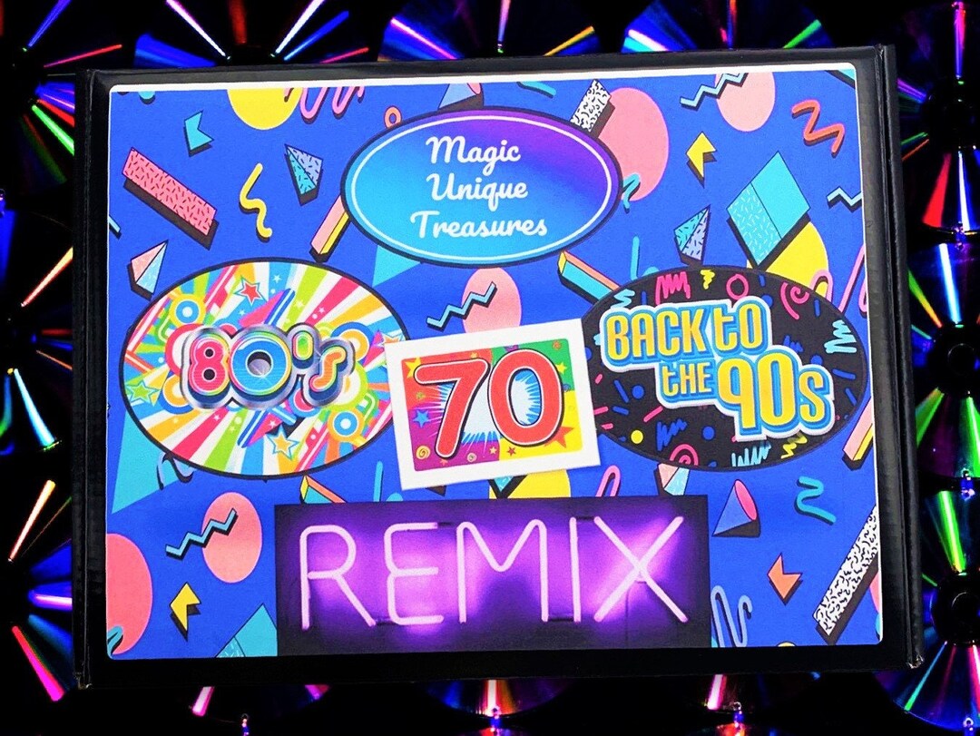 Mix Your Own Decades BOX, 70s, 80s, 90s 00s Trends, Nostalgic Gift ...