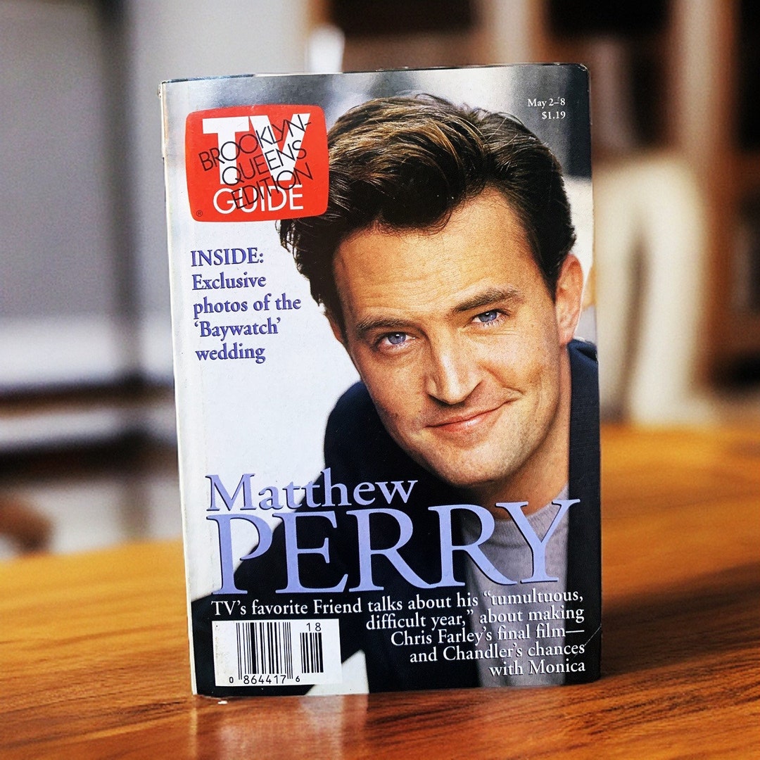 TV Guide 1998 Preowned, Matthew Perry, Friends, 90s TV Nostalgia - Etsy