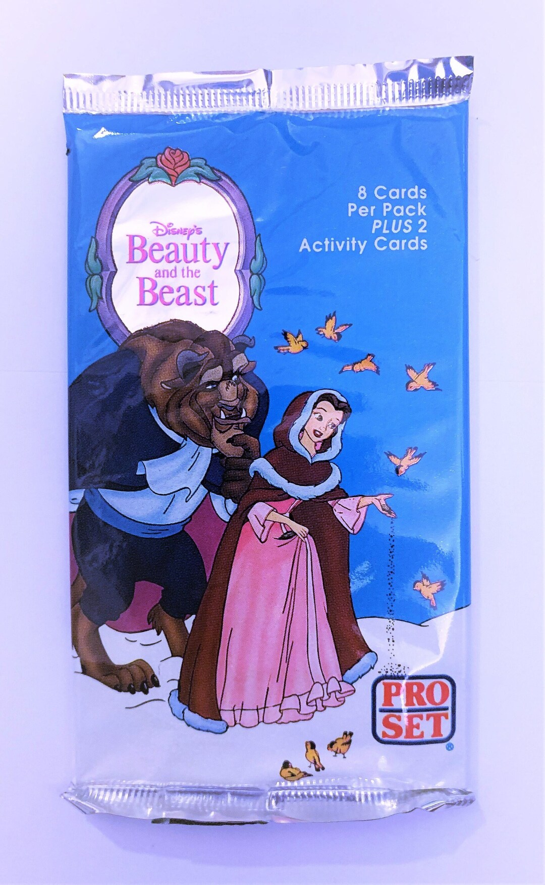 Beauty and the Beast Trading Card Pack (1 Pack of 8 Cards) - 1992 - Etsy