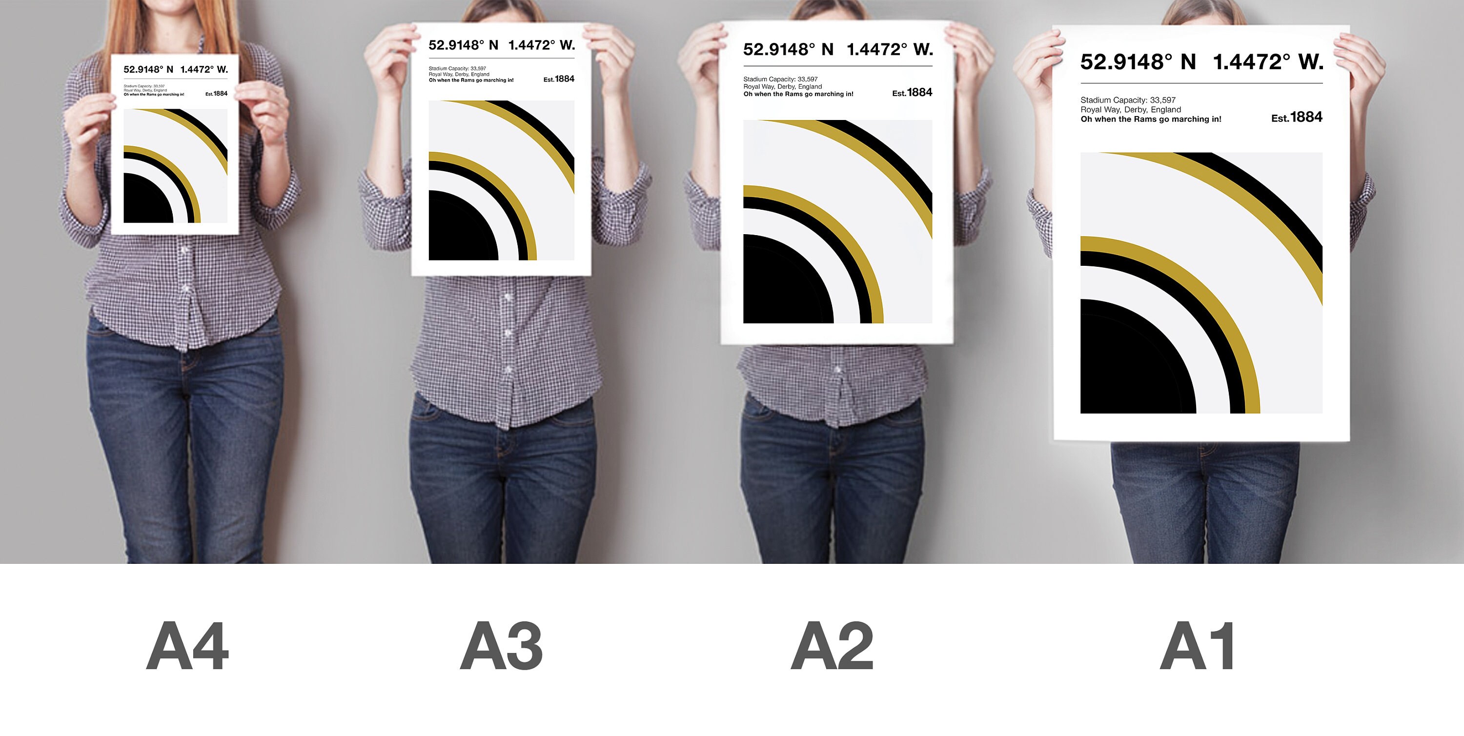 ANY TEAM Derby Football Crest Design & Stadium - Etsy UK