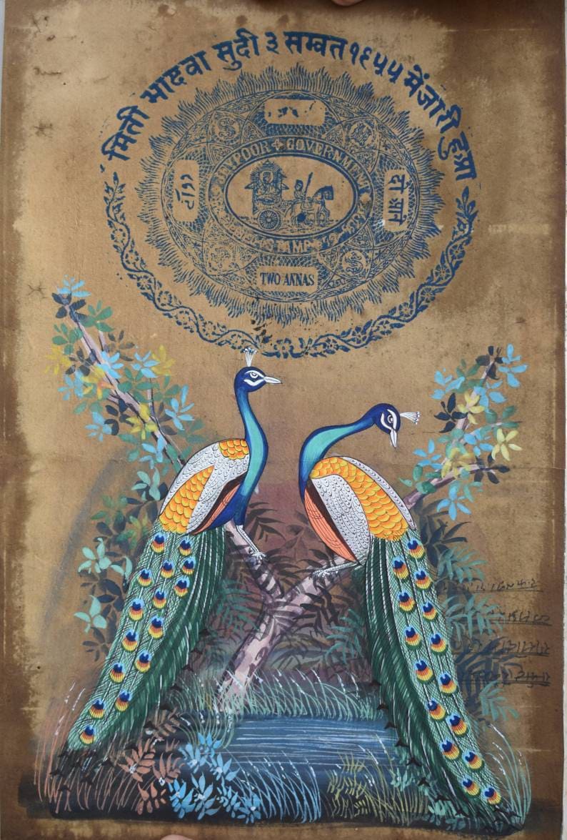 Peacock paintingNational bird of India Symbol of Happiness | Etsy