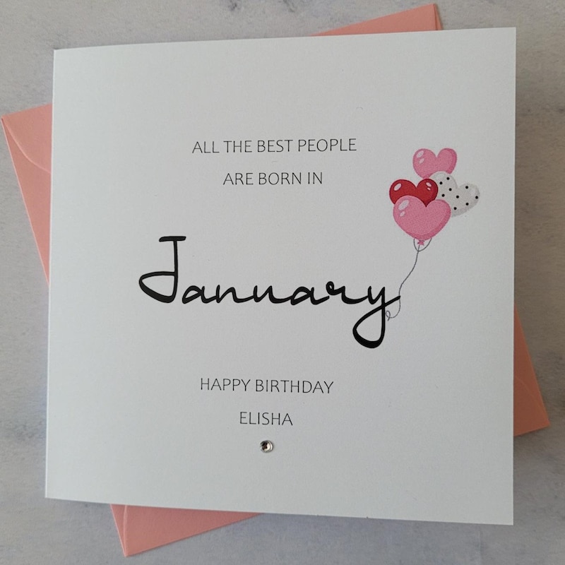 January Greeting Cards - Etsy UK