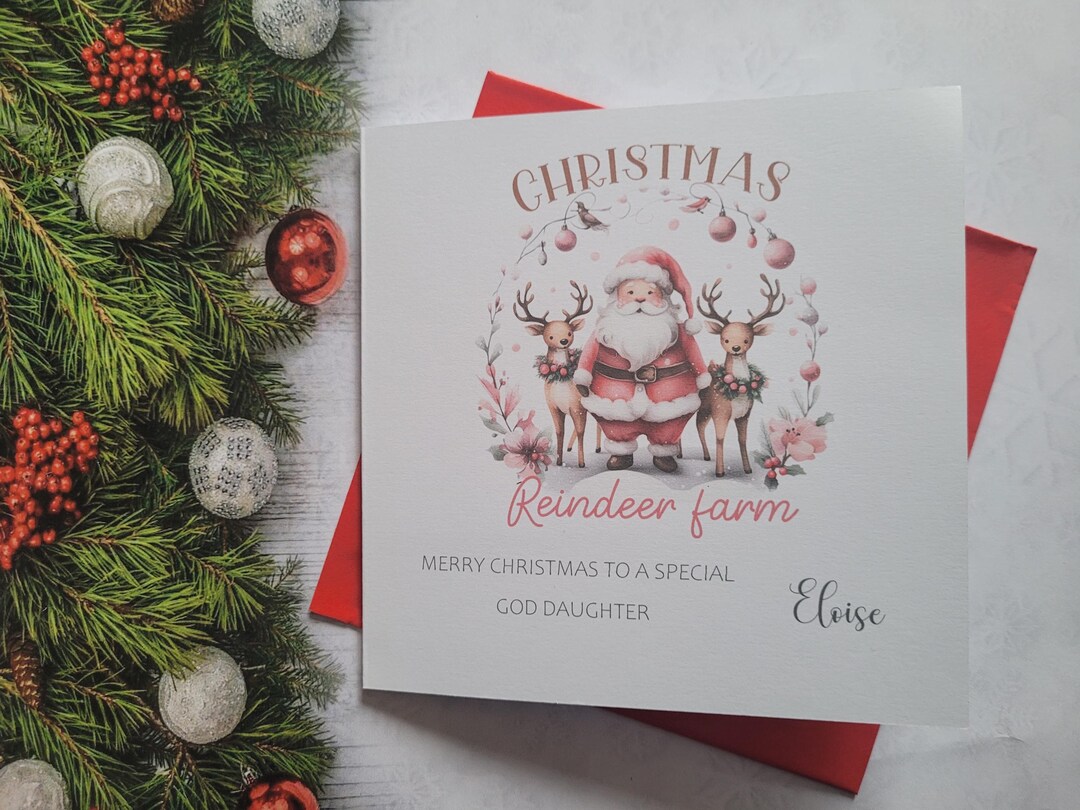 Cute Christmas Card, Relation Christmas Card, Your Choice of Recipient ...