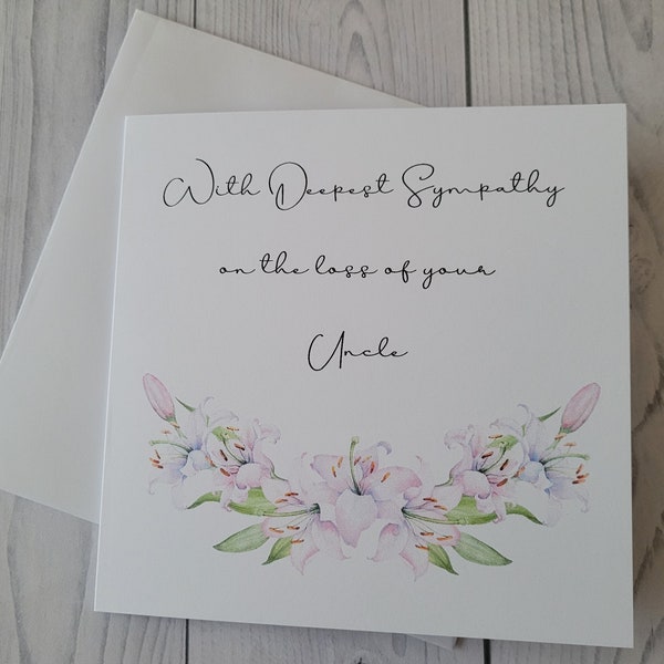 Sympathy Card - Etsy