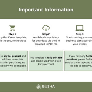 Business Plan Template | Small Business | Startup | Printable ...