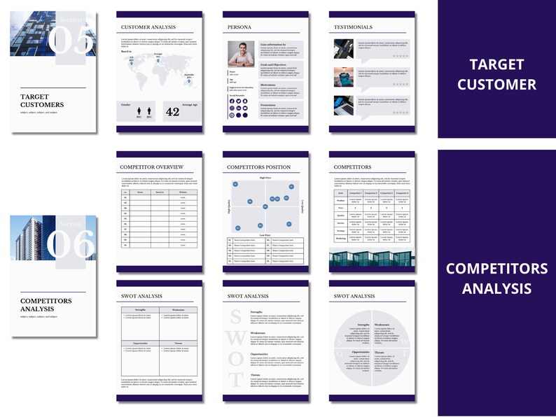 Business Plan Template | Small Business | Startup | Printable ...