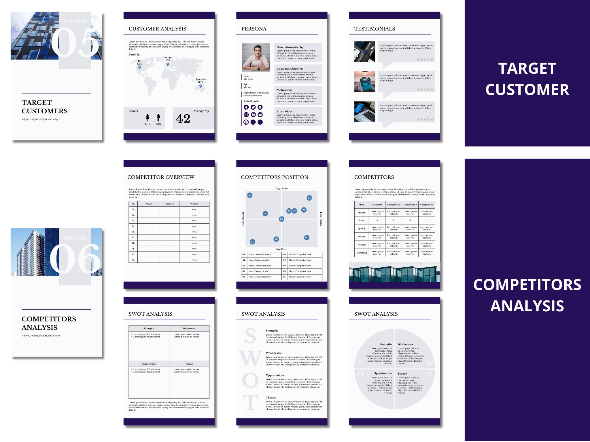Business Plan Template | Small Business | Startup | Printable ...