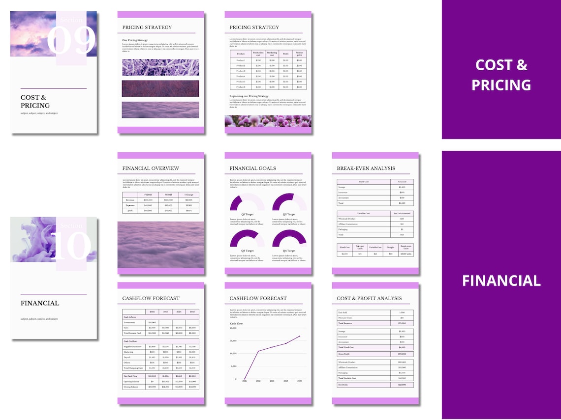 Business Plan Template | Small Business | Startup | Printable ...