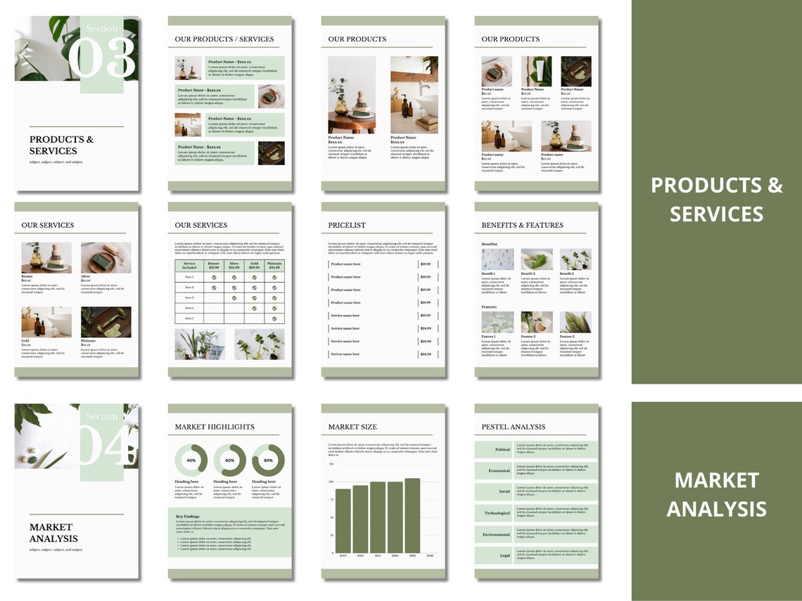Business Plan Template | Small Business | Startup | Printable ...