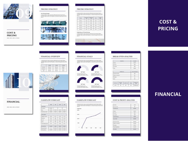 Business Plan Template | Small Business | Startup | Printable ...