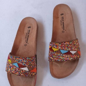 Sandals Women Leather, Sandals Women Africa, Sandals Women Boho, Kenyan ...