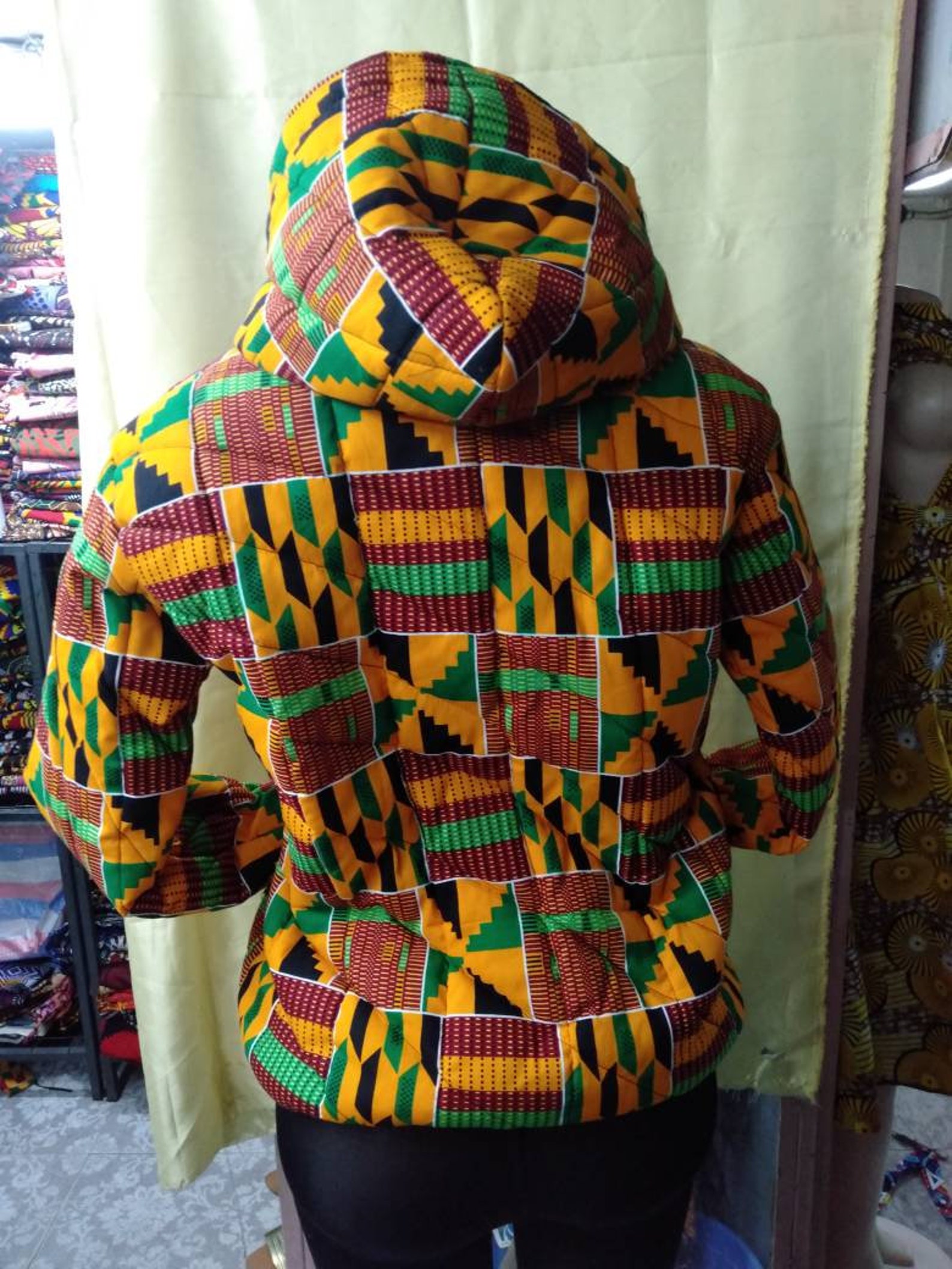 Winter Heavy Jacket, Unisex Jacket, African Print Jacket African Bomber ...
