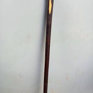 African Wood Original Hiking Walking Stick Cane Handmade Kenya Africa ...
