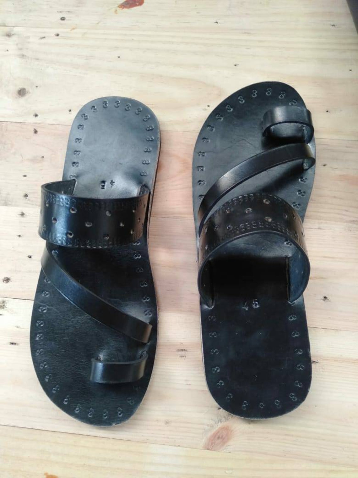 African Men's Sandals Maasai Leather Sandals Kenya | Etsy