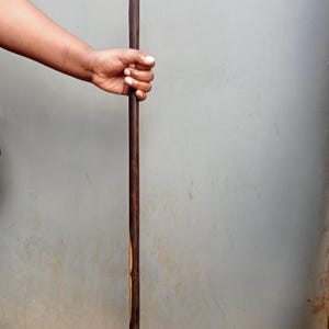 African Wood Original Hiking Walking Stick Cane Handmade Kenya Africa ...