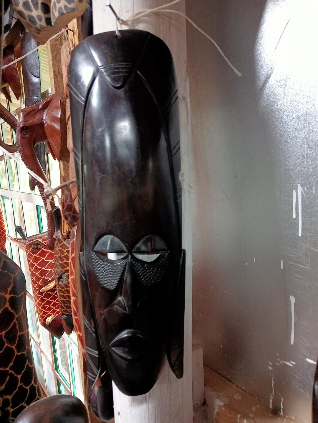 Kamba Tribal Plaque Face Mask Kenya Africa Wood Carving Wall Hanging ...