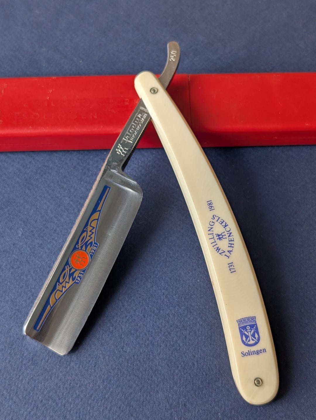 Straight Razor J.a.henckels Friodur 1731-1981 Anniversary Razor 250 ...