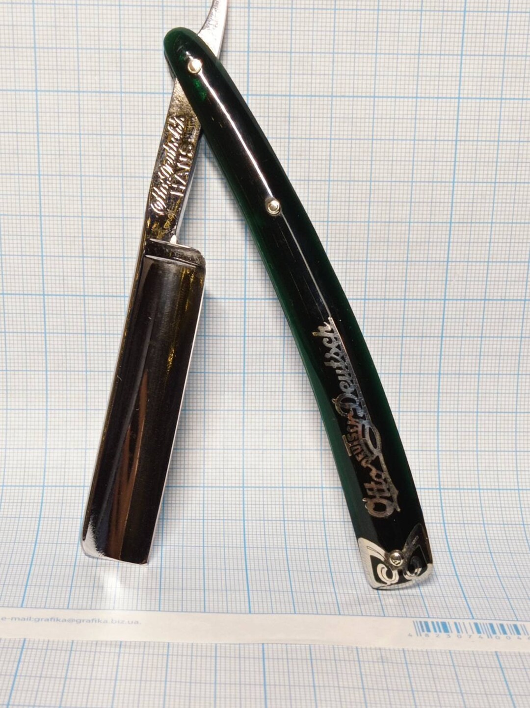 Vintage Straight Razor otto Deutsch Hans - Etsy